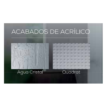 SIAM Angular 4 Hojas Vidrio Mate/Carglass/Azul/Verde/Gris Hidroglass